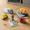 Kid Connection Construction Vehicles Play Set, 12 Pieces with Friction ...