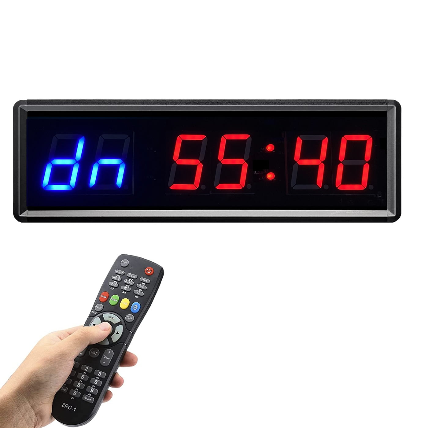 Btbsign Gym Timer 1.5 inch Clock Digital Interval Tabata Workouts ...