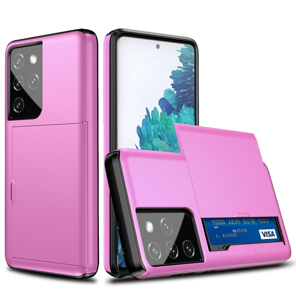 Dteck Case For Samsung Galaxy S21 Ultra 6 8 Inch Shockproof Wallet Card