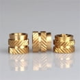 50Pcs Brass Hot Melt Insert Knurled Nut Thread Heat Molding SL-Type ...