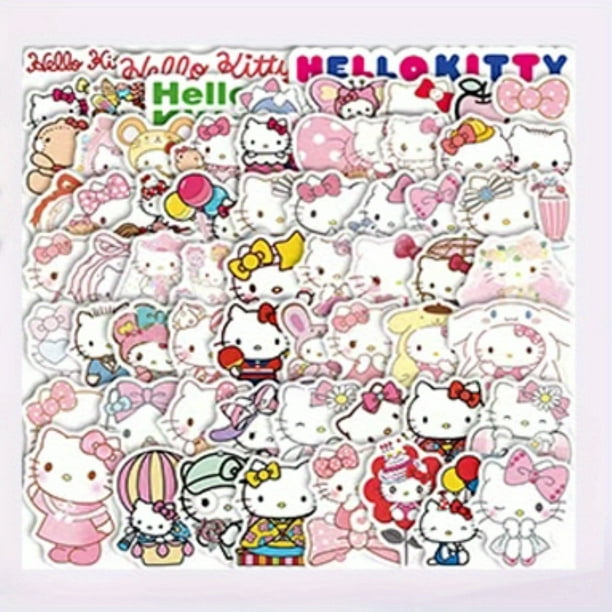 63pcs Paquete De Pegatinas Lindas Pegatinas HelloKittty Pegatinas ...