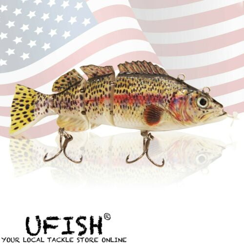 Large Robotic Lure Animated Swimbait Electric USB Wobbler Self Swimming ...