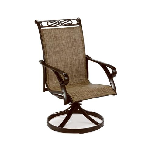 Patio Master ADV07701H60 Madera Sling Swivel Rocker, Aluminum Frame ...