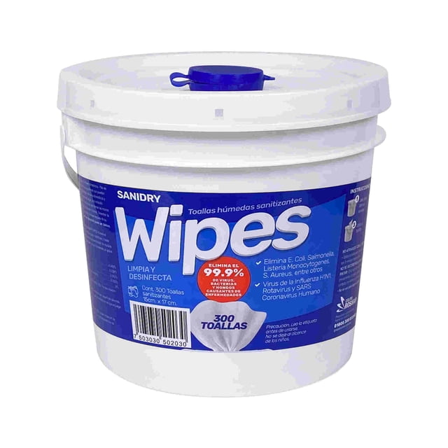 Toallitas Sanitizantes 300 piezas ROSMAR toallitas desinfectantes ...
