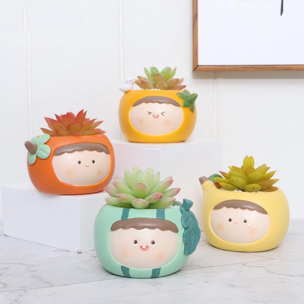 4Pcs Cartoon Funny Storage Pen Holder, Pencil Organizer Cup for ...