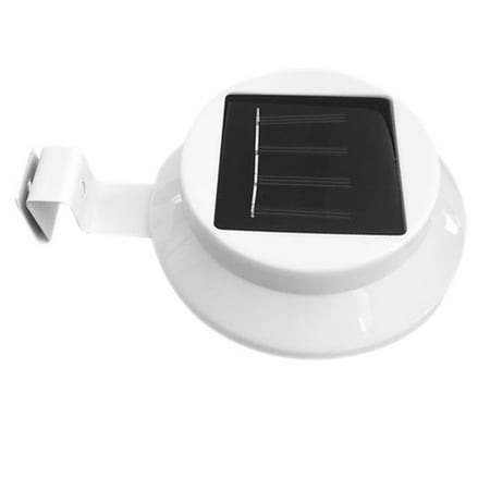 wuaynoat Solar Powered LED Light Outdoor Patio Garden Fence Induction ...