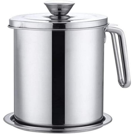 Kitchen Oil Collector Stainless Steel Grease Container, Kitchen Oil ...