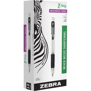 Zebra Z-Grip Plus Refillable Mechanical Pencil, 0.7mm, Bonus Lead and ...