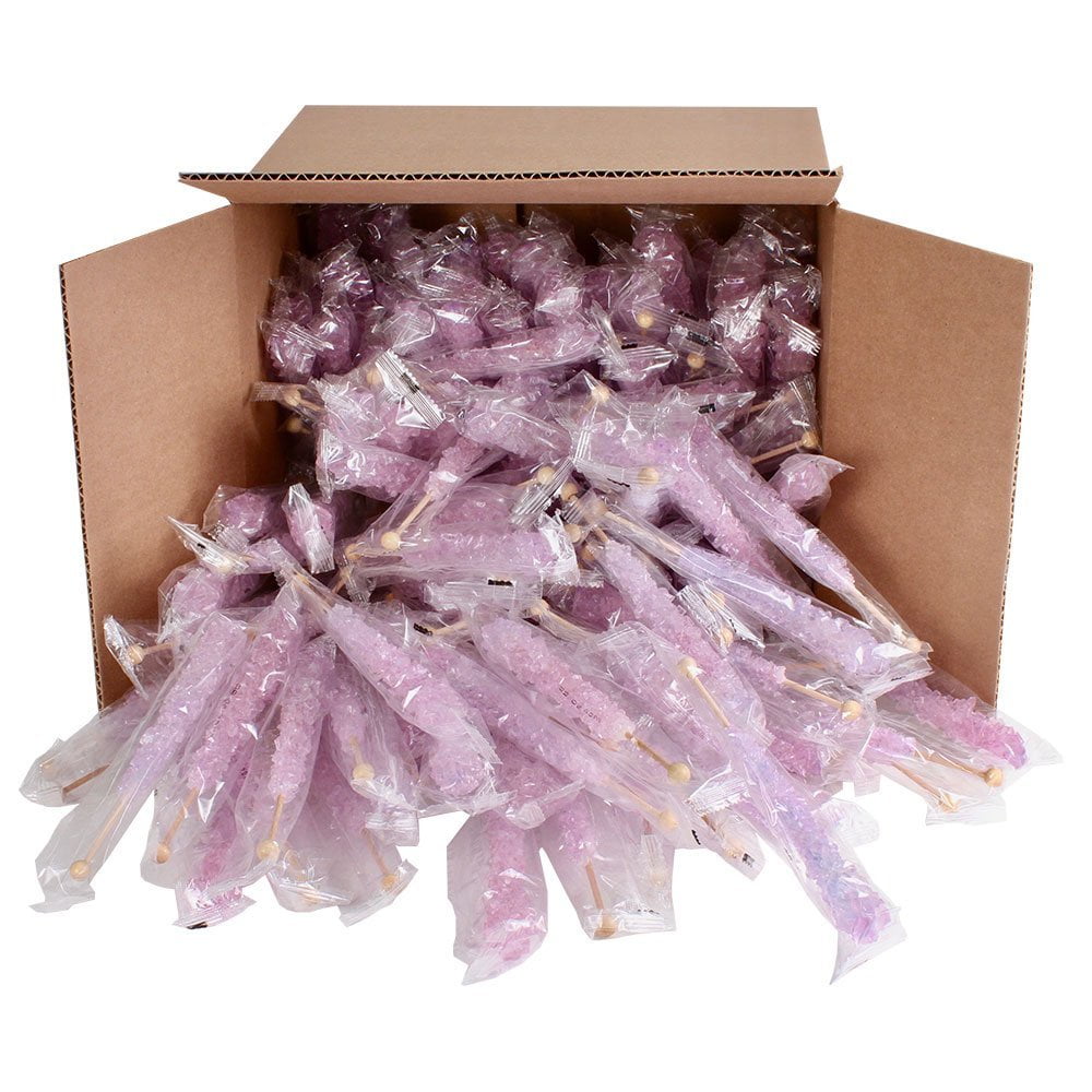 Extra Large Rock Candy Sticks: 144 Lavender Rock Candy Sticks - Tutti ...