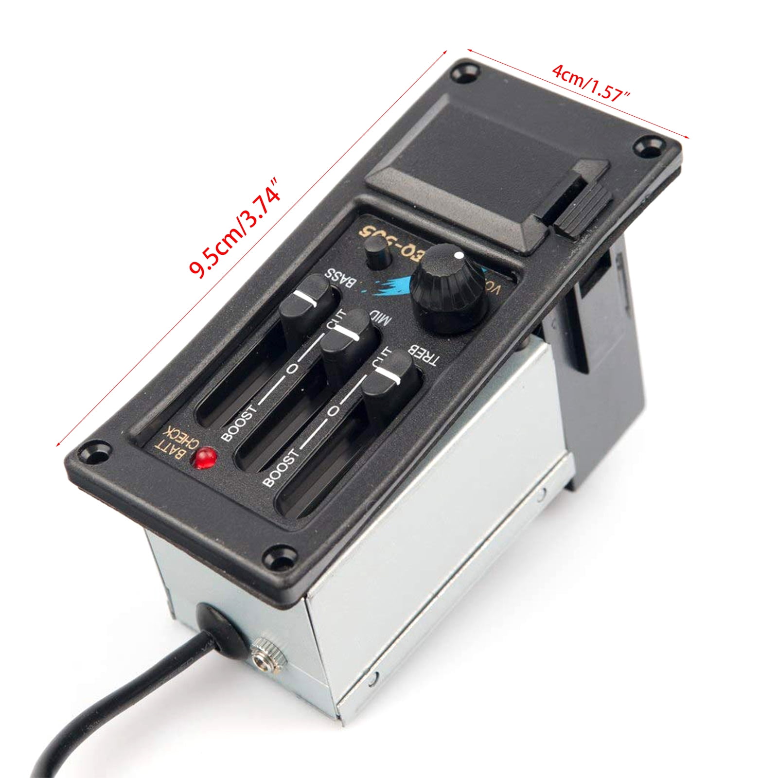 Buy 3 Band EQ Guitar Preamp Equalizer Piezo for Ovation OUD Acoustic ...
