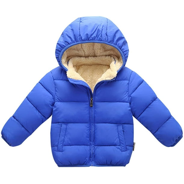 Toddler Down Jacket Removable Hooded Windproof Snow Winter Coat Outwear - Walmart.ca
