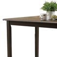 Serra II Dining Table, Espresso Brown - Walmart.com