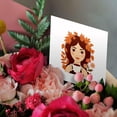 3drose, Lovely Beauty with a Cup of Coffee. Allegory of Autumn. Nice ...