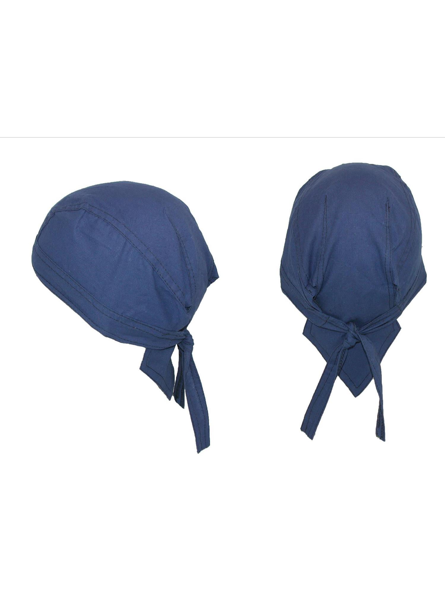 CTM® Cotton Solid Unlined Biker Do Rag Cap - Walmart.com