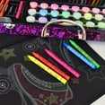 Art 101 Glow and Neon Drawing and Painting Art Set for Children and ...