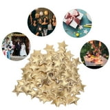 200 Pcs Five-Pointed Star Shiny Non-Woven Sponge Decorative Star ...