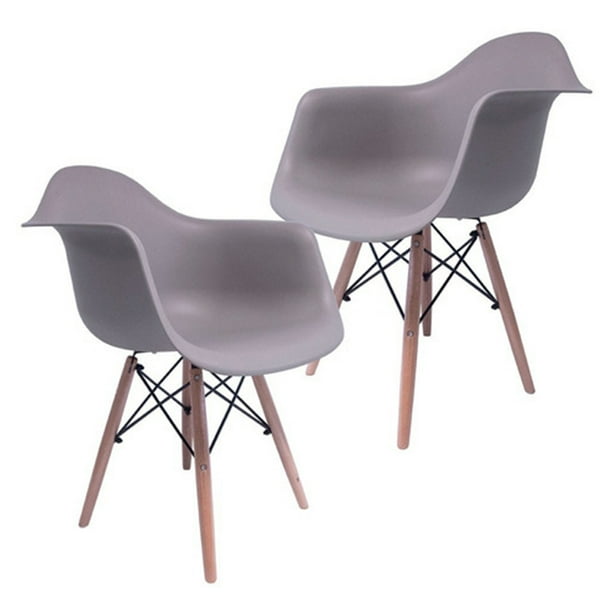 Set 2 Sillas Eames Rack & Pack MKZ-EAMESBRAZOGRISX2 | Bodega Aurrera en línea