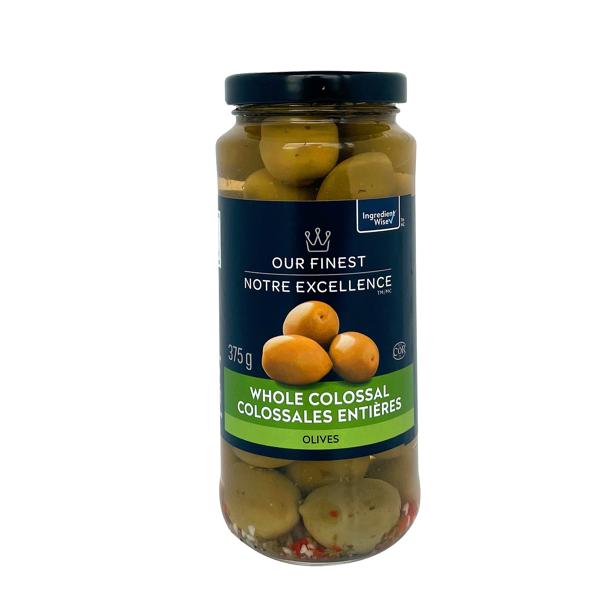 Click here for Our Finest Whole Colossal Olives 375ml prices