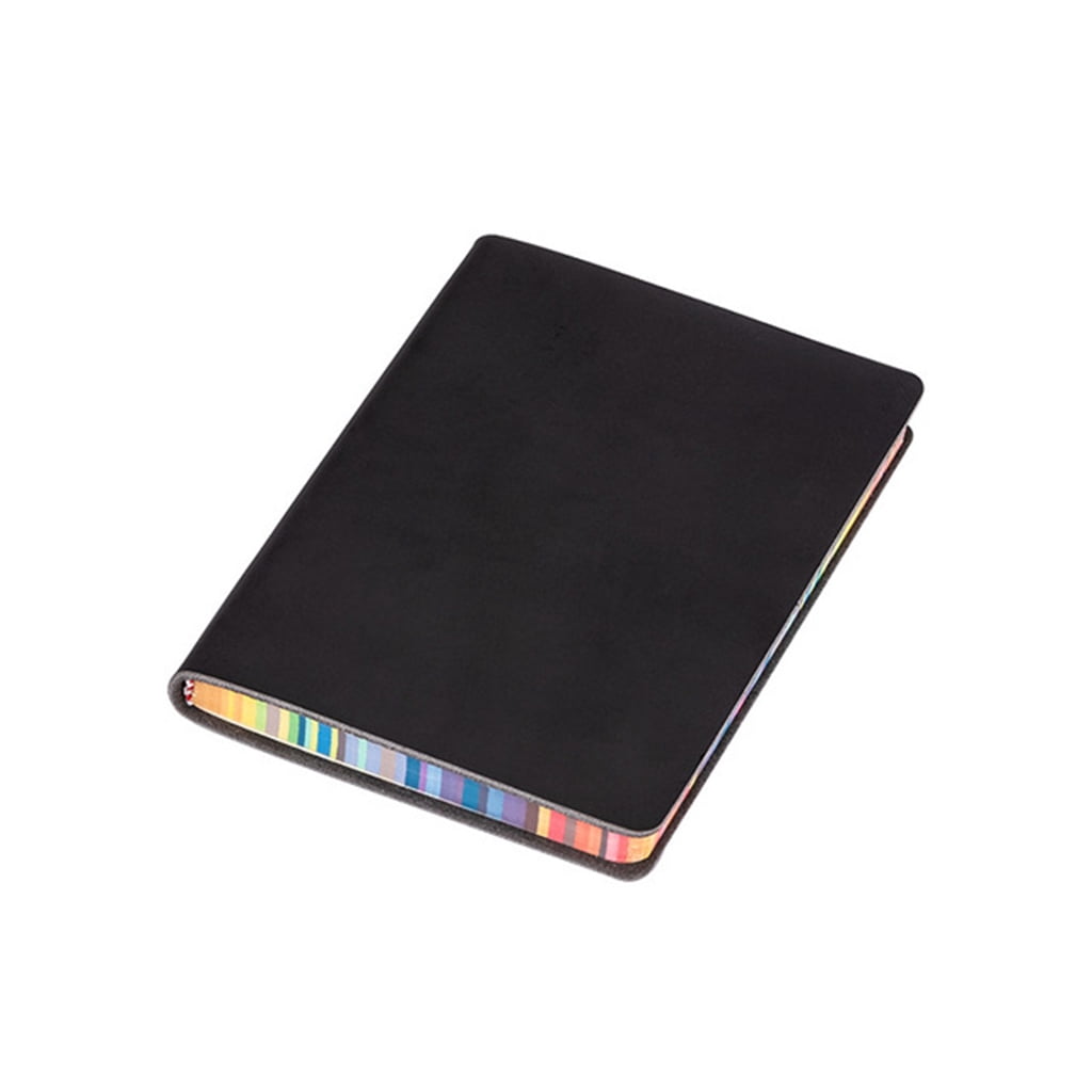 VIEGINE Simple Leather Notebook A6 Notepad Planner 200 Pages Eye-caring ...