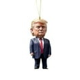 DrmPth Trump Christmas Ornaments 2024 2D Acrylic Christmas Tree ...