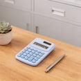 HCBY Desktop Calculator, 8-digit LCD Display, Solar Powered, Standard ...