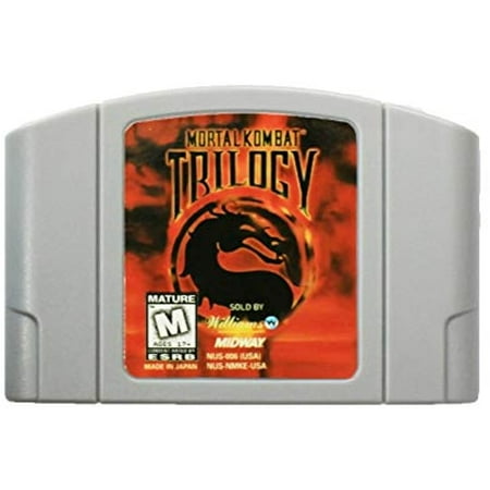 Mortal Kombat Trilogy 64 Bit Games 64 English Ntsc Game Card | Walmart ...