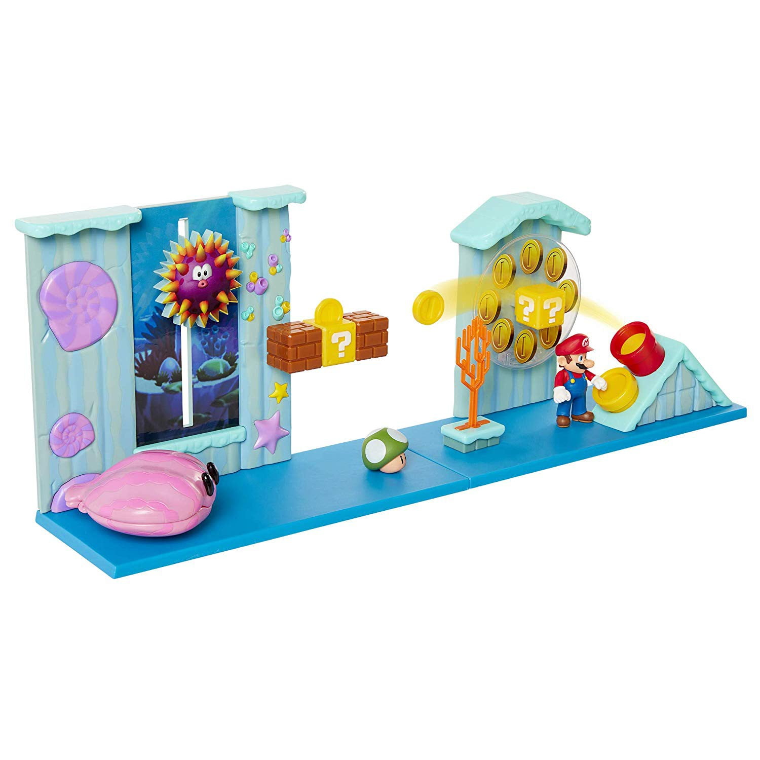 Mario Underwater Scenes
