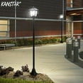 67" Vintage Solar Lamp Post Light, Waterproof Outdoor LED with ...