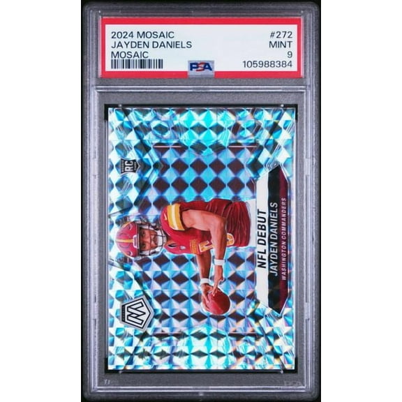 Graded 2024 Topps Chrome Jayden Daniels #F3 Finesse Refractor Rookie RC ...