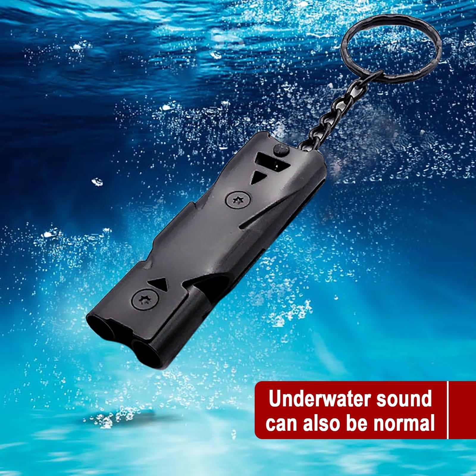 High Frequency Survival Whistle 2-Pack Stainless Steel Survival ...