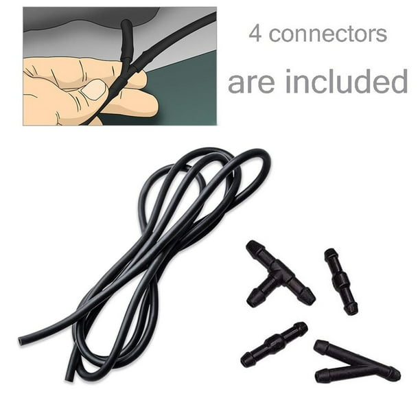justharion Universal Car Windshield Washer Nozzles Hose Set Vehicle ...