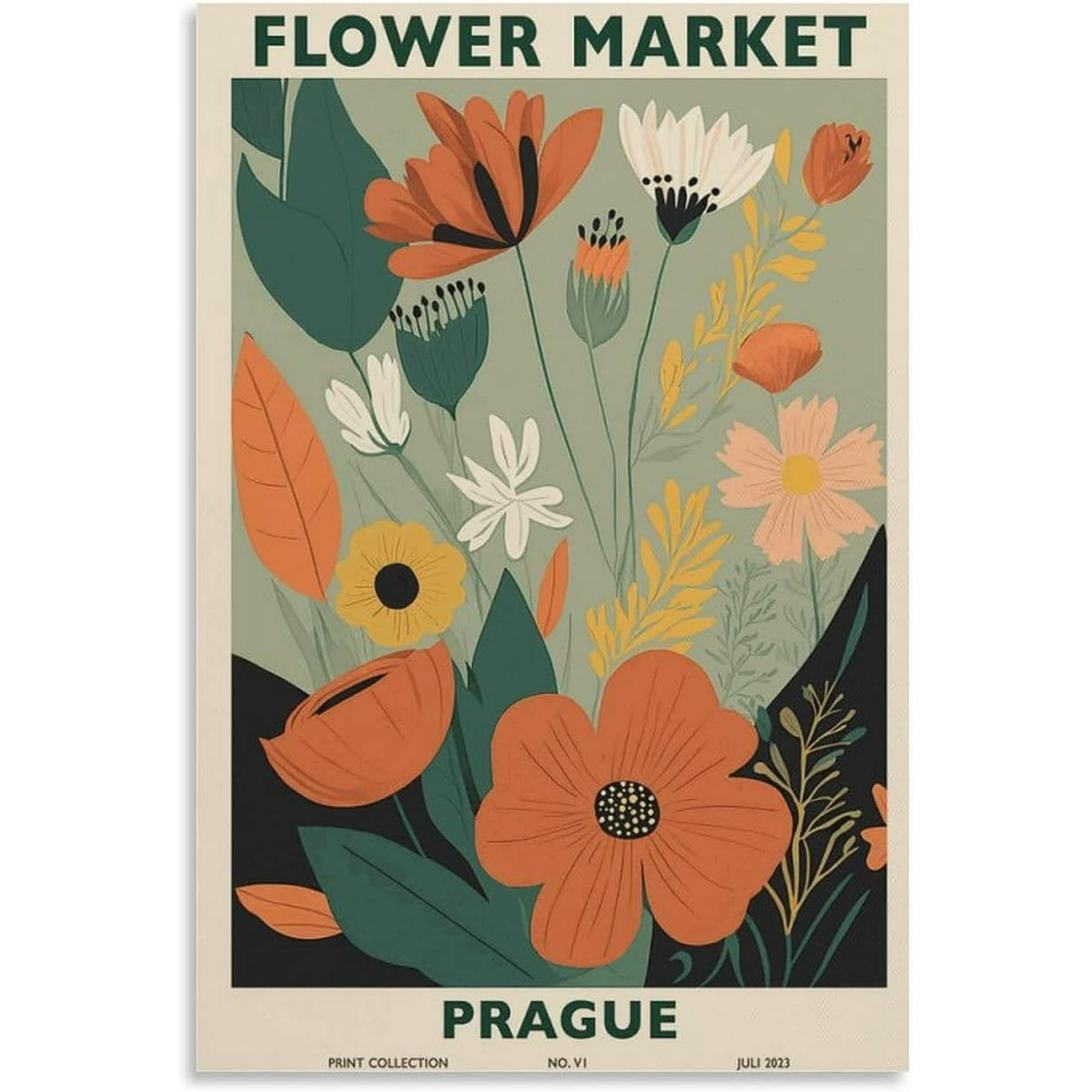 Click here for Phfzjyou Flower Market Floral Prague Travel Sage G... prices