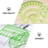 OUNONA 11 Pcs Geometric Drawing Stencils Template Set Architecture ...