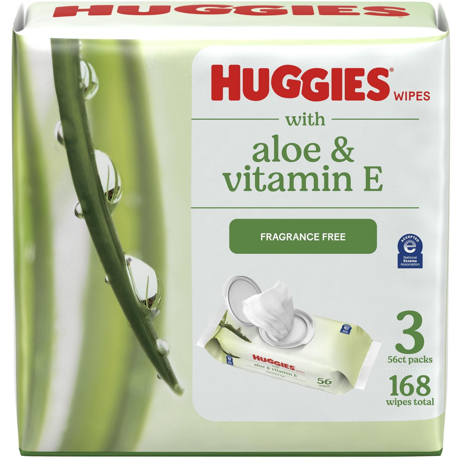 Click here for Huggies Aloe & Vitamin E  Unscented  3 Flip Top Pa... prices