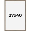 27x39 Frame Gold Bamboo Picture Frame - Complete Modern Photo Frame ...
