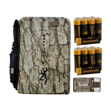 Browning Trail Cameras External AA Battery Micro Power Pack, Camouflage ...