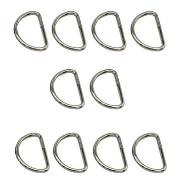 Dritz 3/4" D-Rings, Silver, 24 pc - Walmart.com