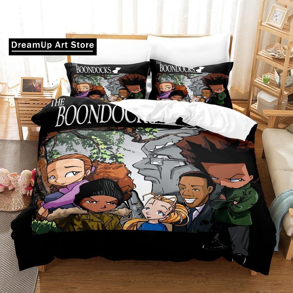New The Boondocks Bedding Set Bed Set Adult Kid Bedroom Duvet cover ...