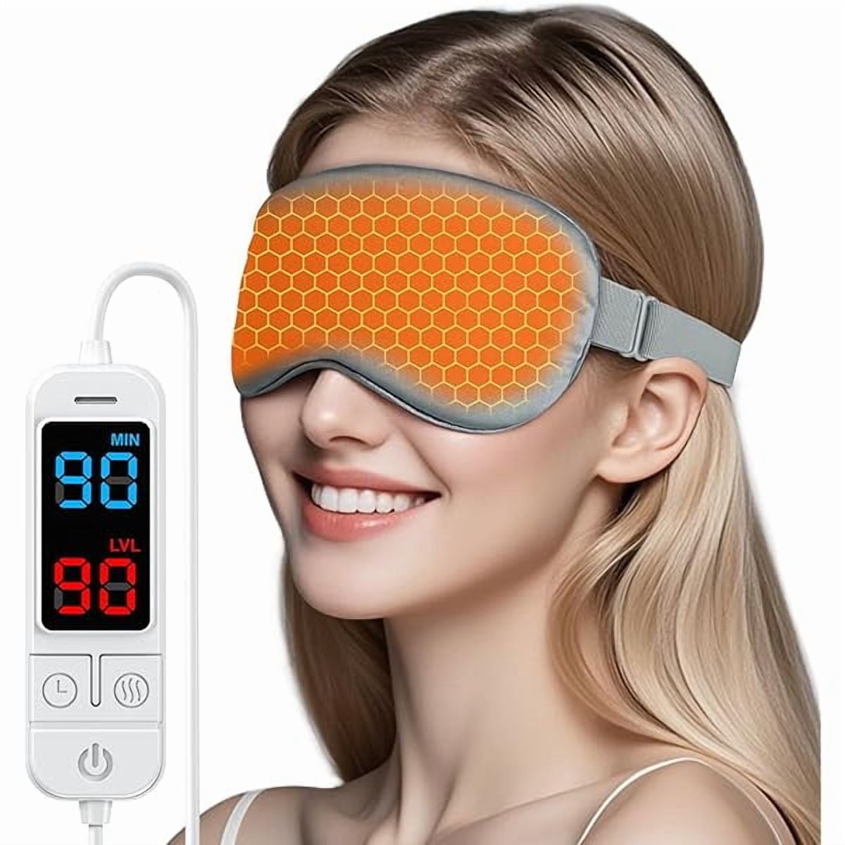 wonima22 Heated Eye Mask for Dry Eyes, USB Warm Compress with ...