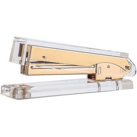Clear Gold Toned Acrylic Stapler By Draymond Story - Fits Standard ...