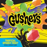 Gushers Fruit Flavored Kids Halloween Snacks, Tropical, 26 Mini Pouches ...