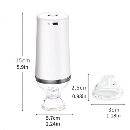 Vacuum Seal Pump Electric Air Suction Pump with 1200mAh Rechargeable ...