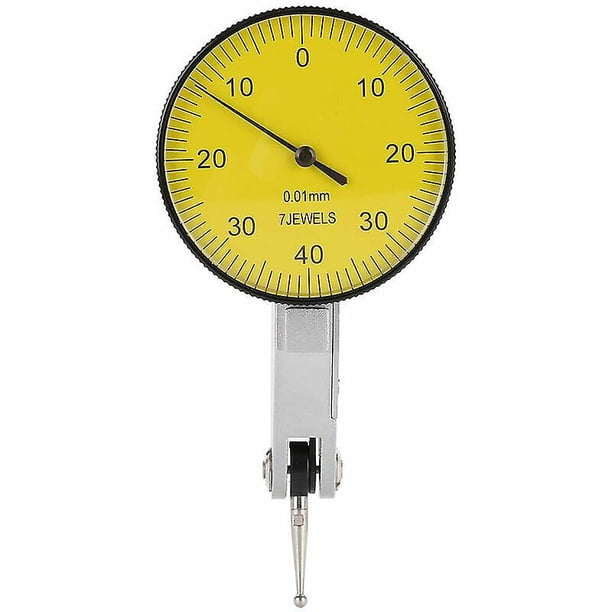 Dial Indicator, 0.01mm Precision Lever Dial Gauge With Gray Case ...