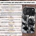 Black Roses Stained Glass Print Tough Phone Case - Walmart.com