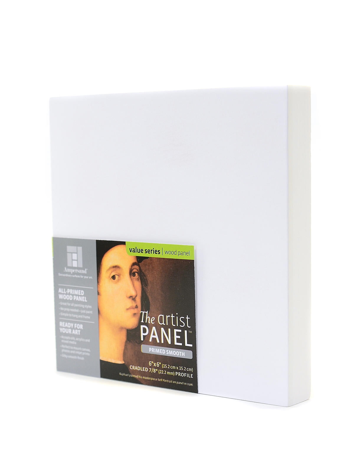 The Artist Panel Primed Smooth Cradled Profile 7/8 in., 6 in. x 6 in ...