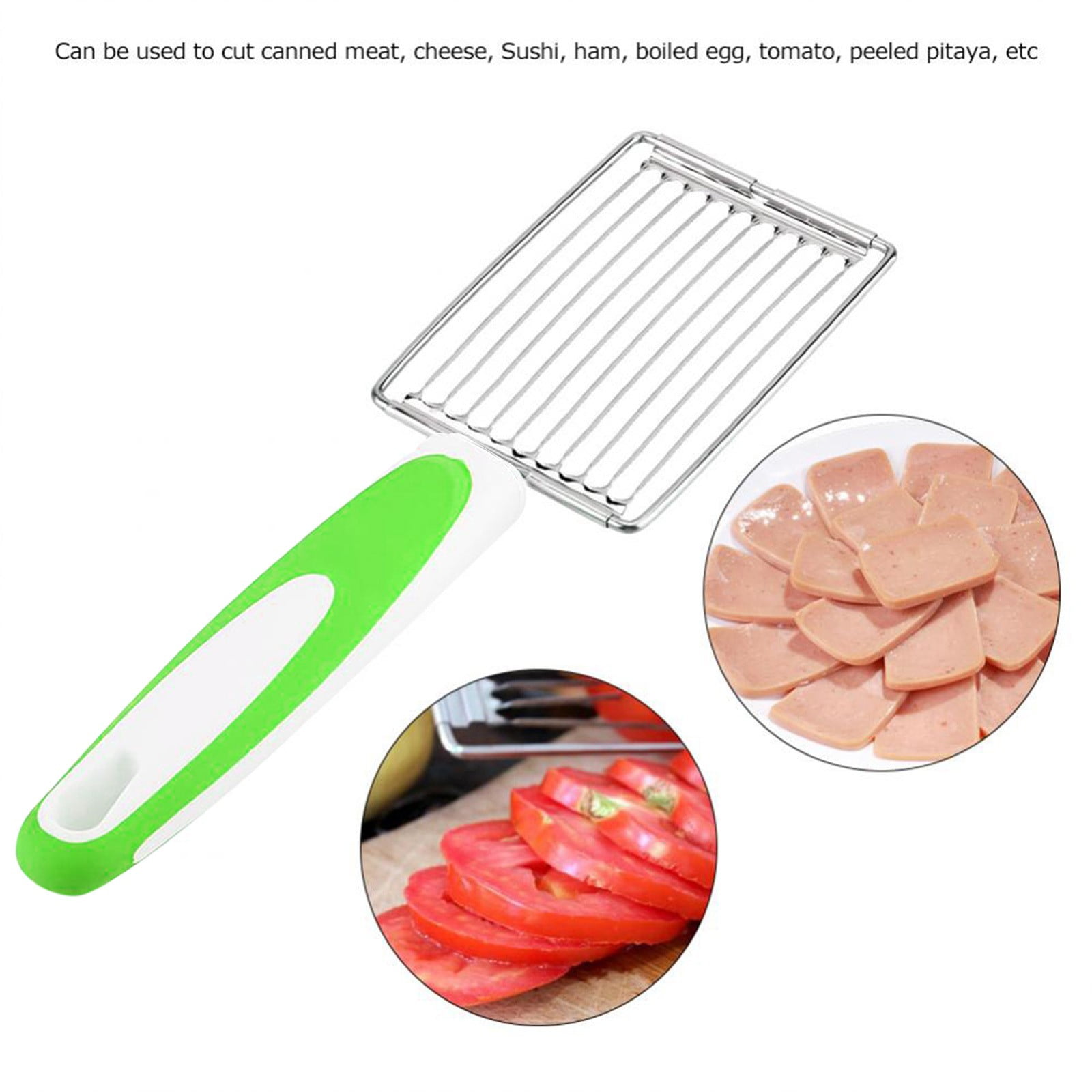Stainless Steel Luncheon Meat Cutter Ham Fruit Tomato Cheese Kitchen ...