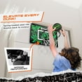 AND1 Over the Door Mini Basketball Hoop Set, 18"x12" Shatterproof ...