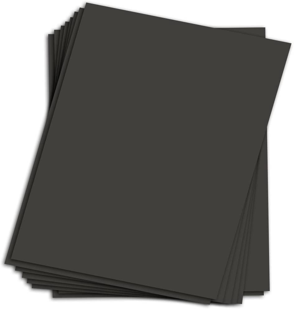 25 Sheets Black Chipboard | Medium Weight Chipboard Sheets | 30 pt (624 ...