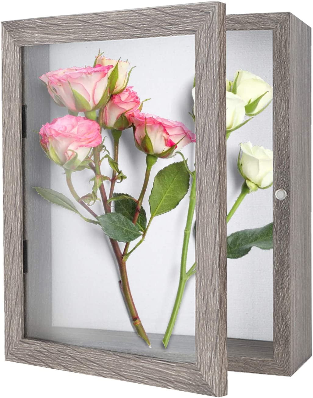 Hinged Muzilife 8x10 inch Picture Frame - Deep 2.16 inch Shadow Box ...