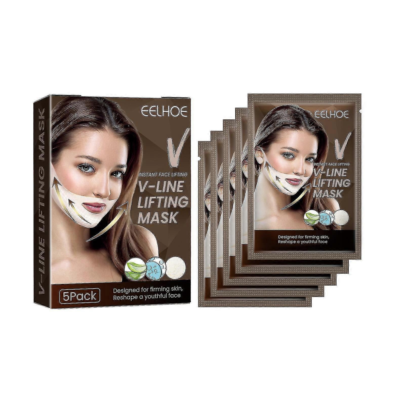 New- Eelhoe V-line Face Lifting Mask -8303347240651 5pack-boxed ...
